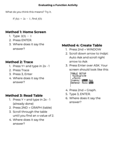 My First Week of School — Algebra 1 – Sinemeup.com
